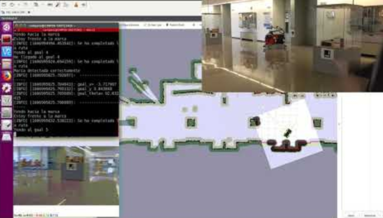 Autonomous navigation of mobile manipulator robot with camera and laser ...